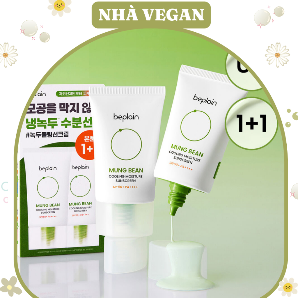 BEPLAIN MUNG BEAN COOLING MOISTURE SUNSCREEN SPF 50+ PA++++ 50ML ...