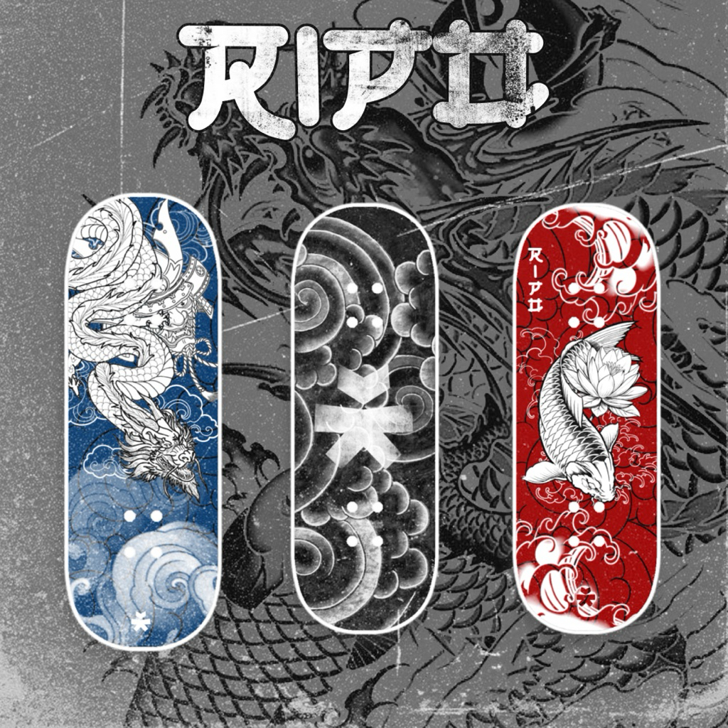 Professional finger skateboard surface FINGERBOARD DECK - RIPO ...