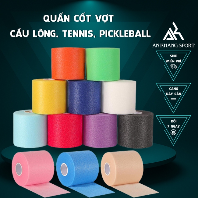 Badminton, Tennis, Pickleball Racket Wrap – Absorbent, Comfortable, Increases Feeling When ...