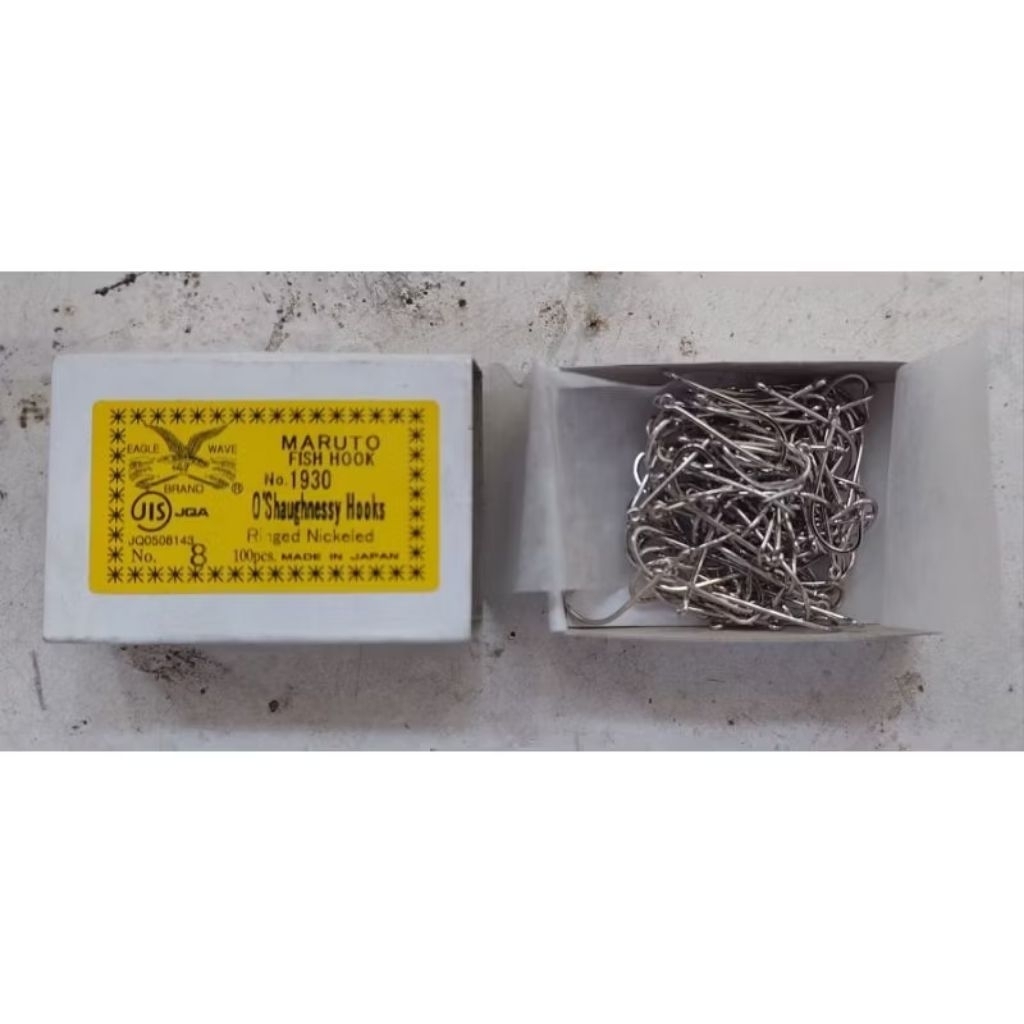 Maruto fishing hooks 1 box (100 pieces) | Shopee Philippines