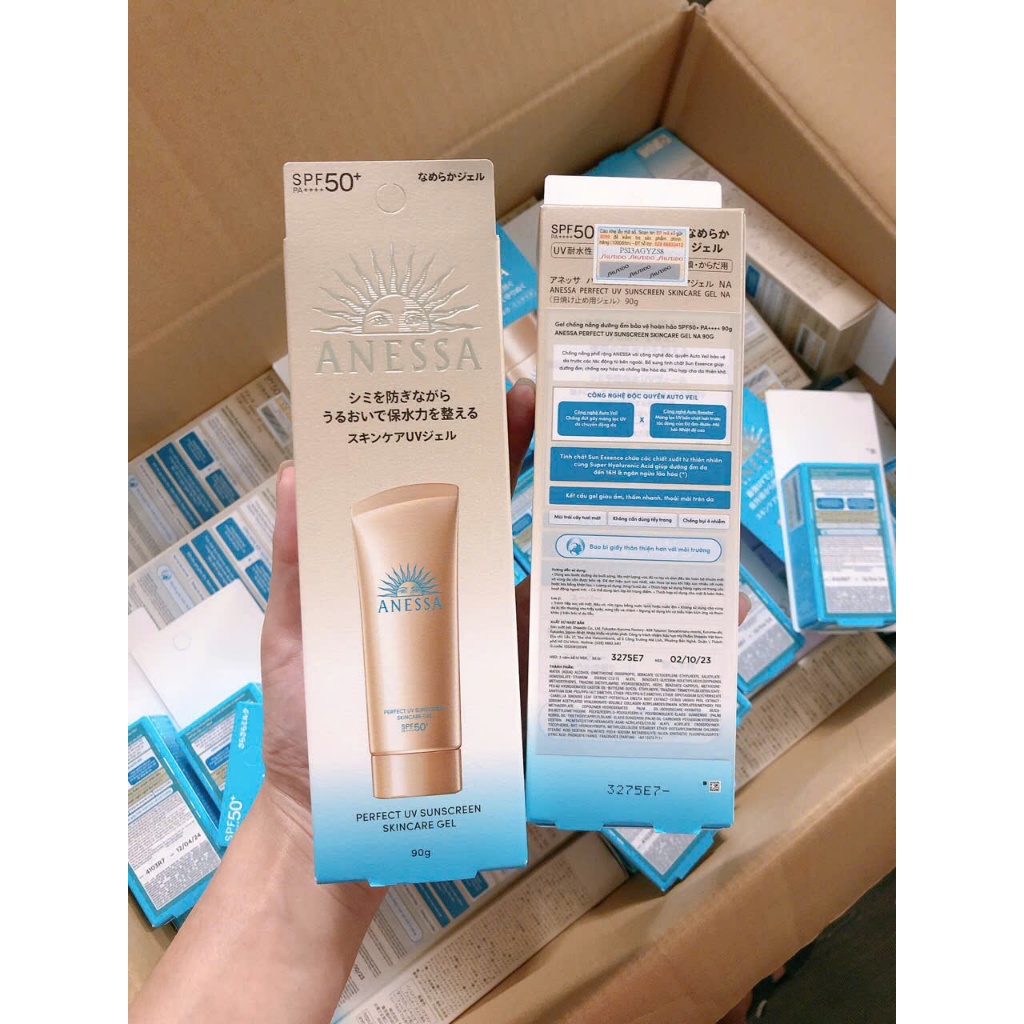 Anessa Perfect UV Sunscreen Skincare Gel SPF50+ PA++++ 90g (Yellow ...