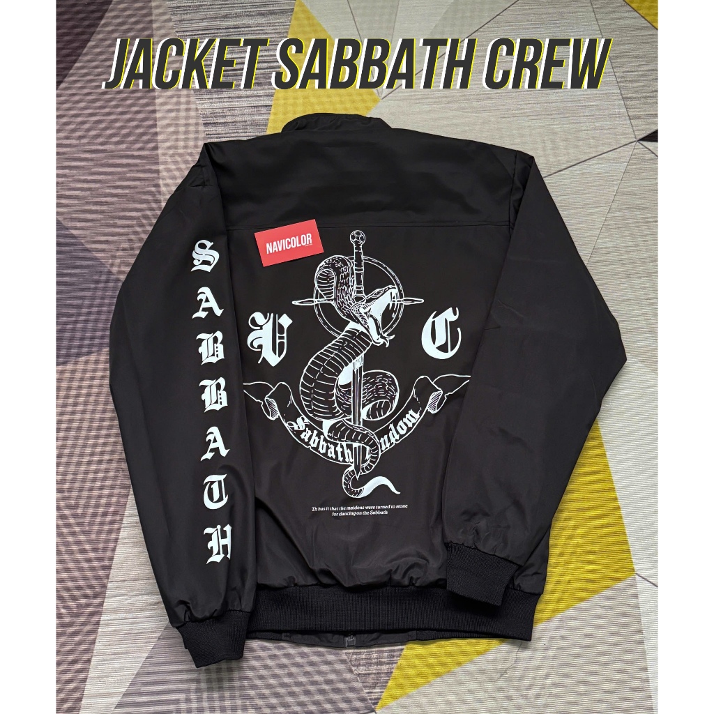 REAL SHOP PHOTOS | Wind Breaker comicJacket | Jacket Sabbath Crew snake ...
