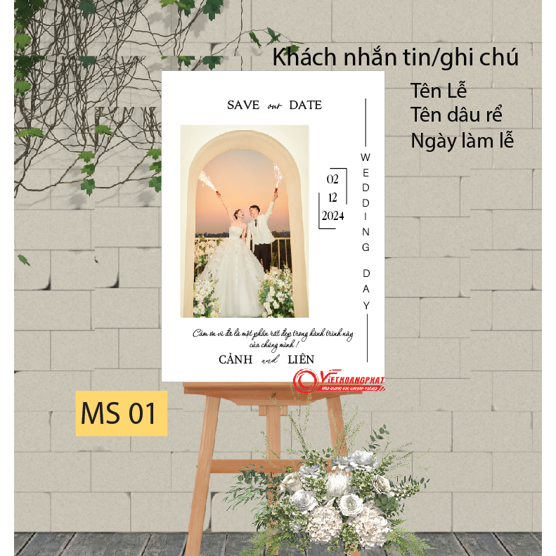 Wedding welcome board with photos of the bride and groom, wedding ...