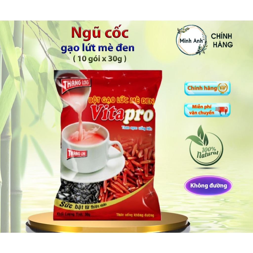 [Express] BLACK SESAME BROWN RICE POWDER (no sugar) 300g – VITAPRO ...