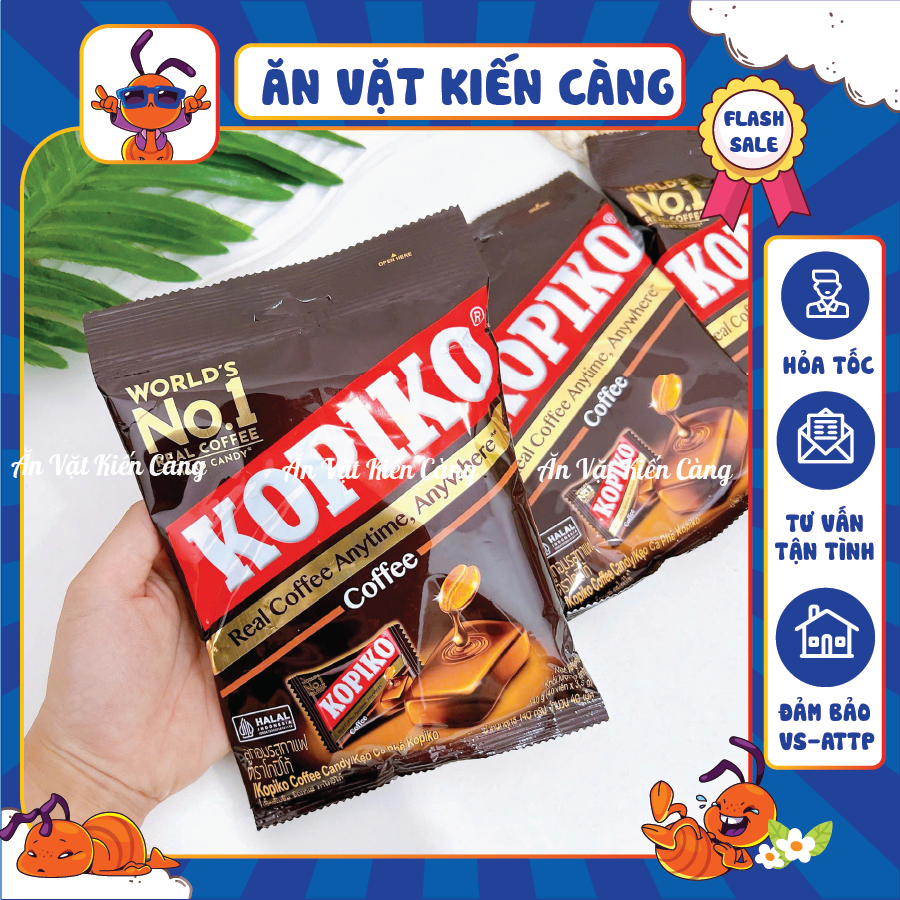 Kopiko candy, coffee candy of all flavors, Kopiko Coffeeshot lozenges ...