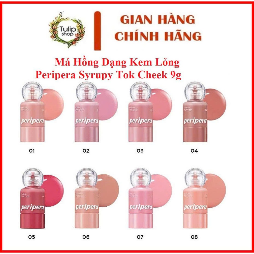 Peripera Syrupy Tok Cheek Liquid Cream Blush 9g | Shopee Philippines