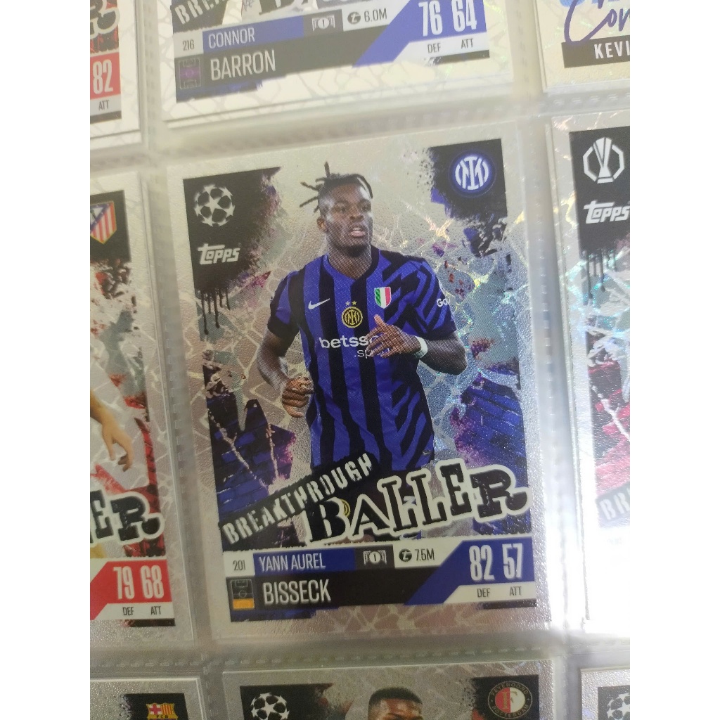 Topps Match Attax 24/25 EXTRA Breakthrough Baller Yann Aurel Bisseck ...