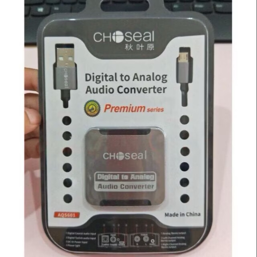 Choseal Optical to AV audio converter Premium version (with Optical ...