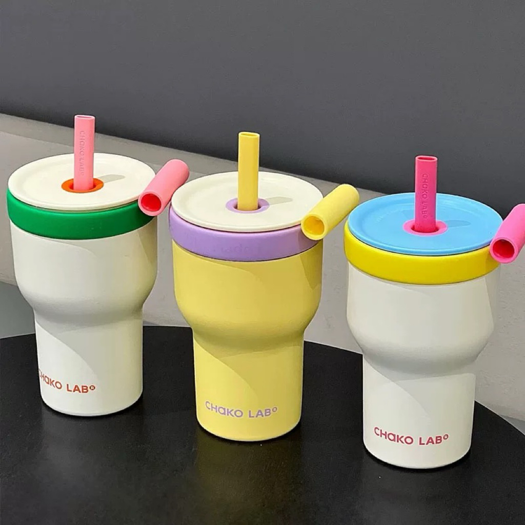 (Genuine) Chakolab 24h Thermal Cup 2 Layers 600ml Lovely Candy Color ...
