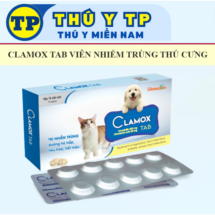 Clamox tab supports digestive, urinary, respiratory, and dog and cat ...