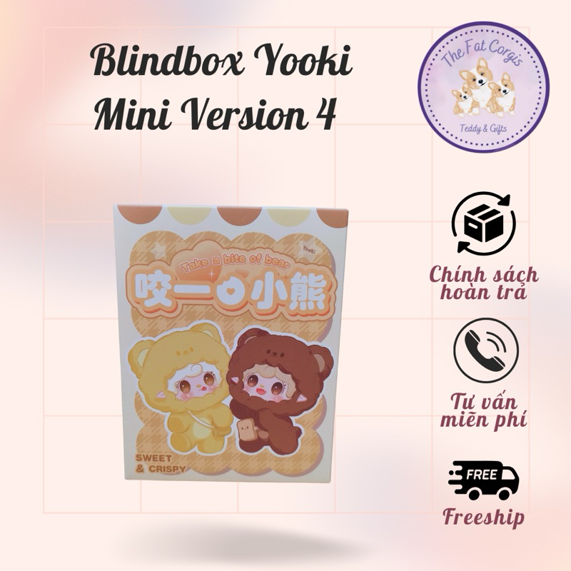 Blindbox blind box Yooki V4 mini teddy bear keychain | Shopee Philippines
