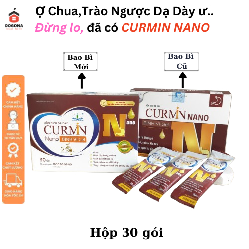 1 Box of CURMIN NANO BINH VI GEL - Reduces Heartburn, Burning ...