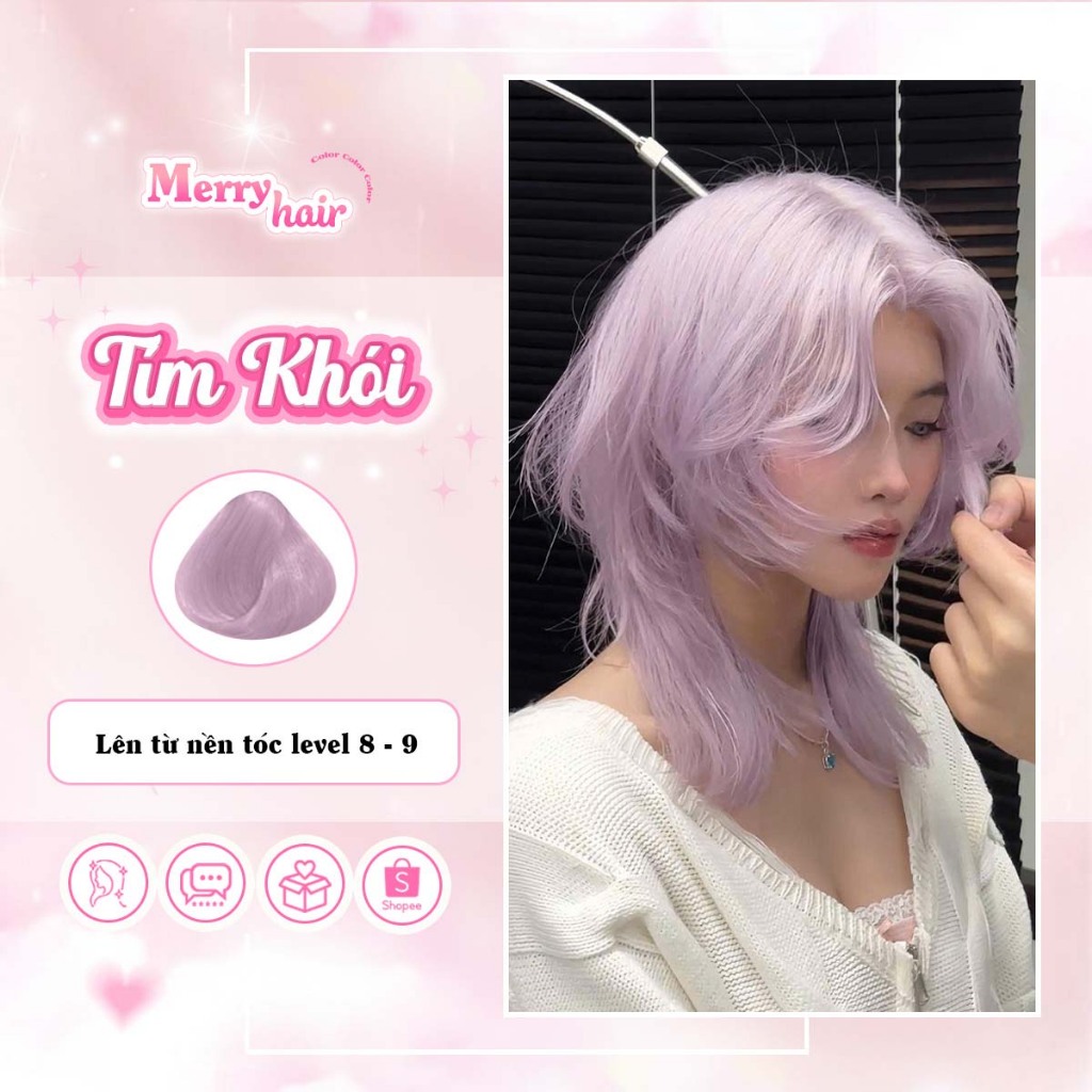 OXY HAIR dye, Smoke Purple HAIR dye, MERRY HAIR bleach needed, free ...