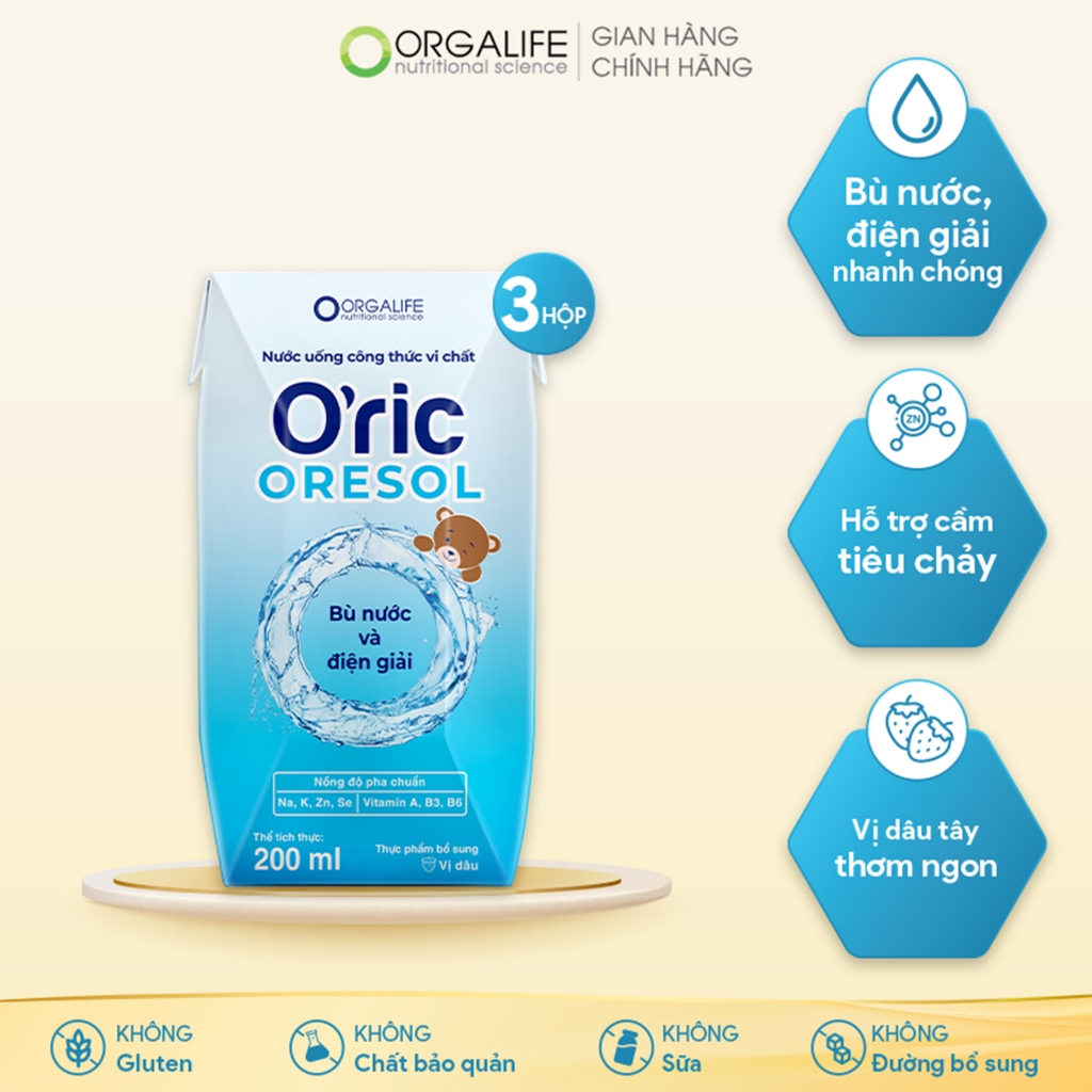 Lot of 3 O’RIC ORESOL Boxes - Micronutrient Formula Drink for ...
