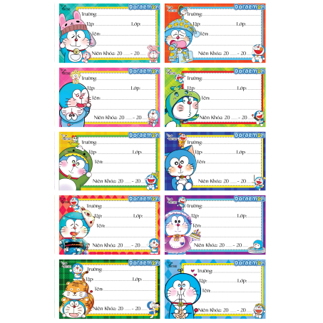 Set of 100 cute cartoon KUROMI and PURIN notebook labels (10 boxes ...