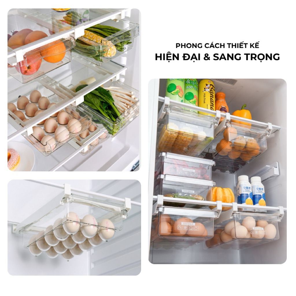 Plastic Refrigerator Food Storage Box Transparent Refrigerator Tray ...