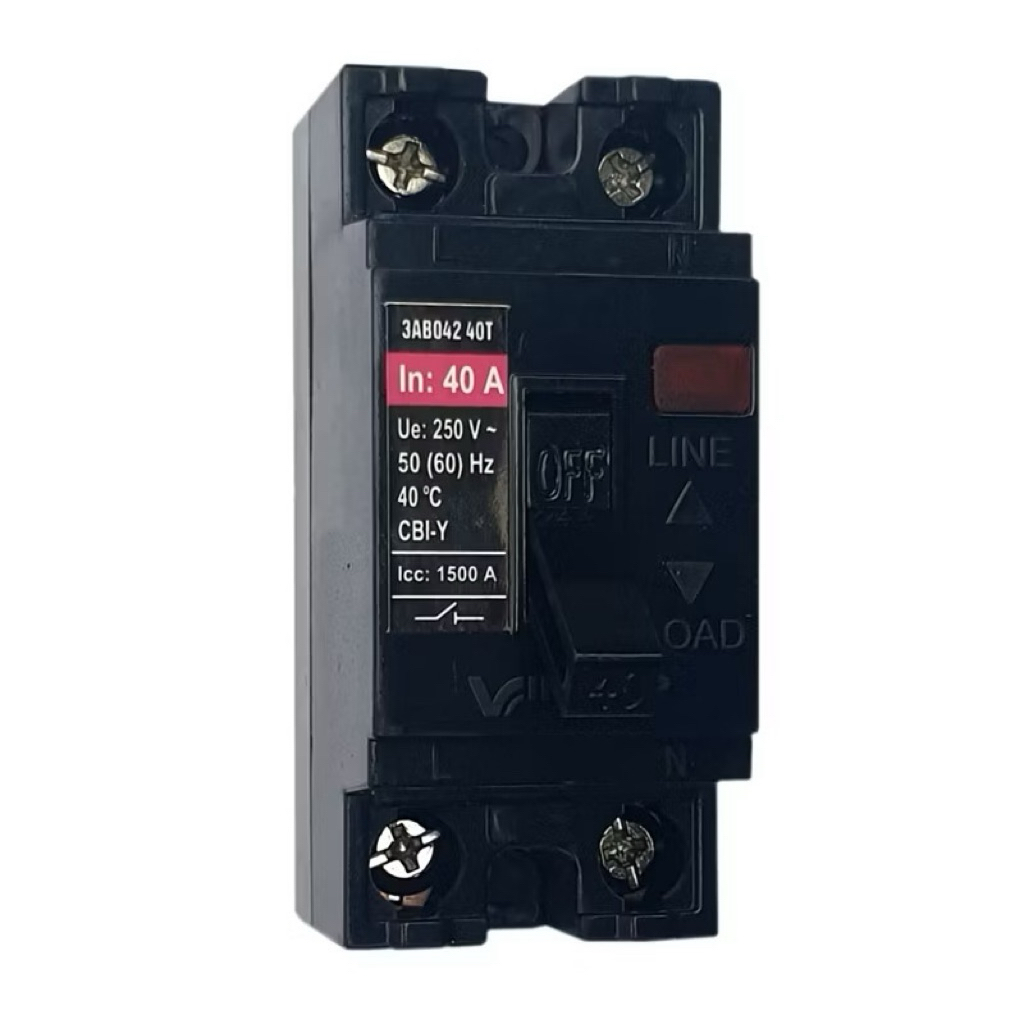 APTOMAT 1 phase 2 pole 2P1E, black circuit breaker used for air ...