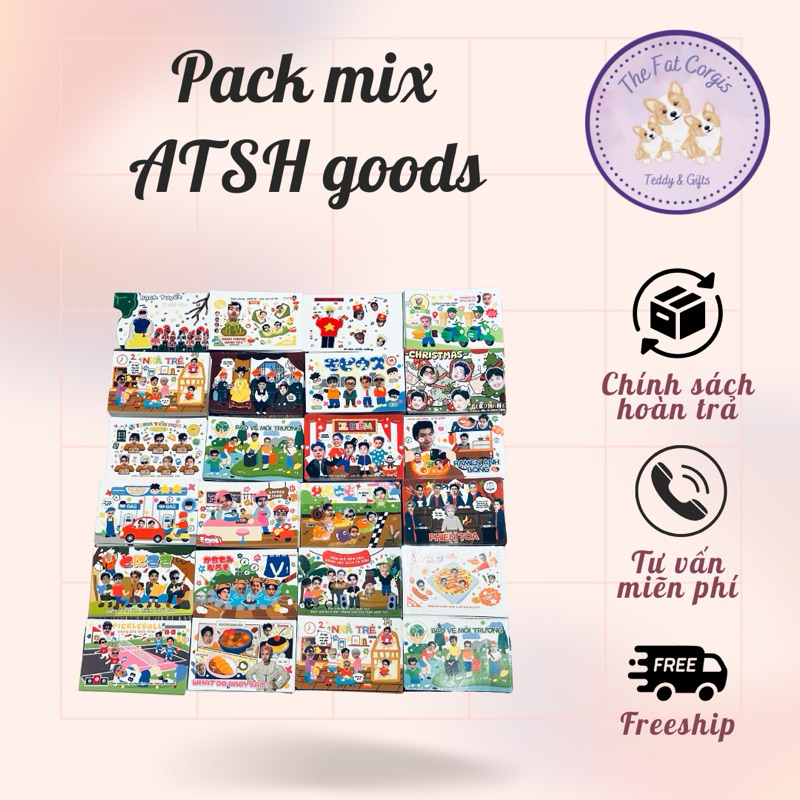 Pack mix sticker card des ATSH Say Hi Brother | Shopee Philippines