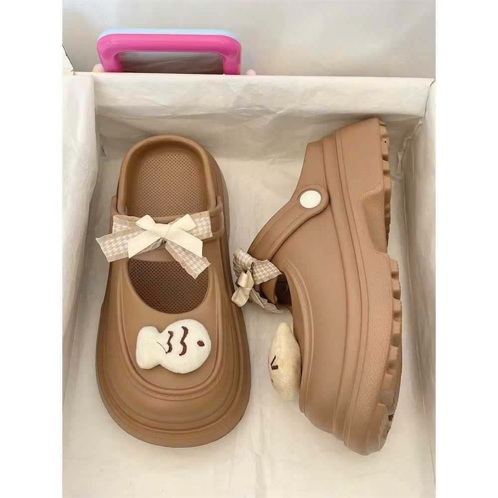 Cross suit for men and women with 4cm high sole and cat and fish ...