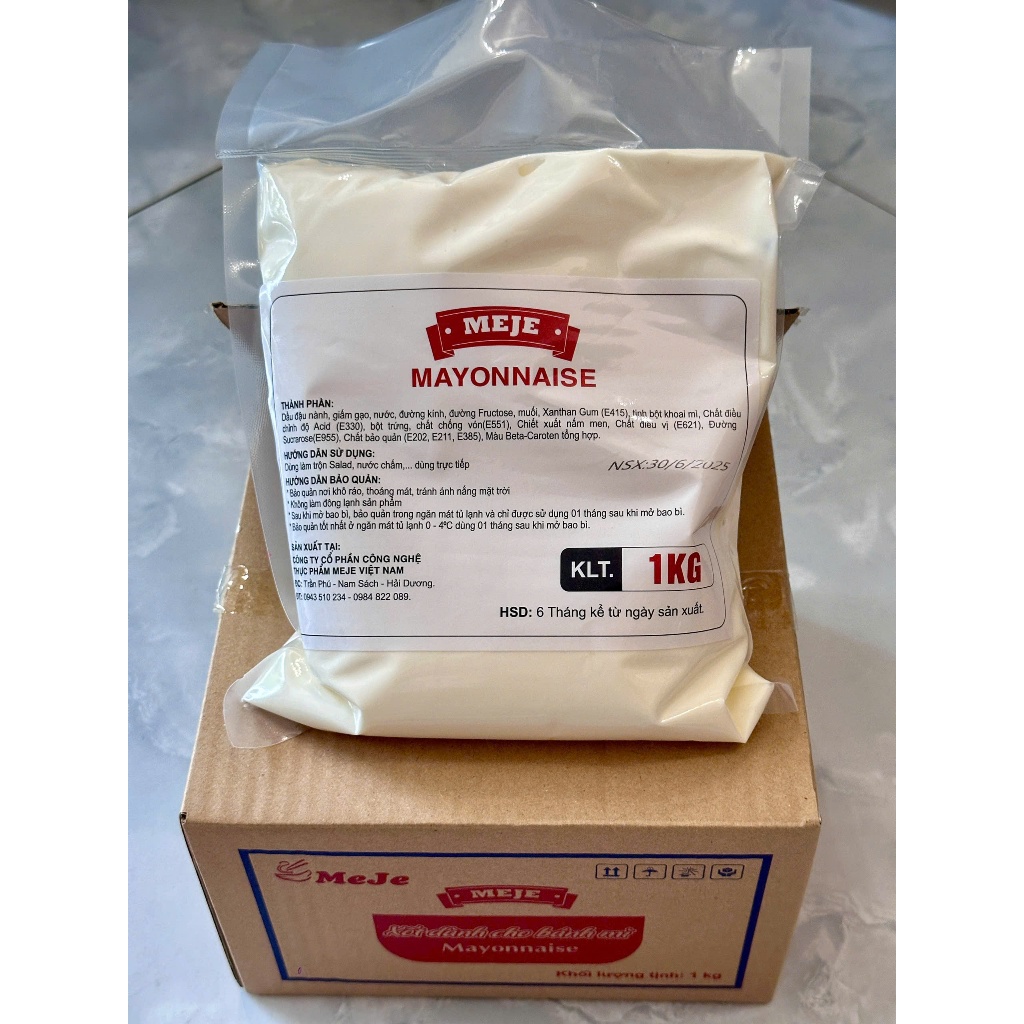 MEJE - mayonnaise sauce 1kg bag | Shopee Philippines