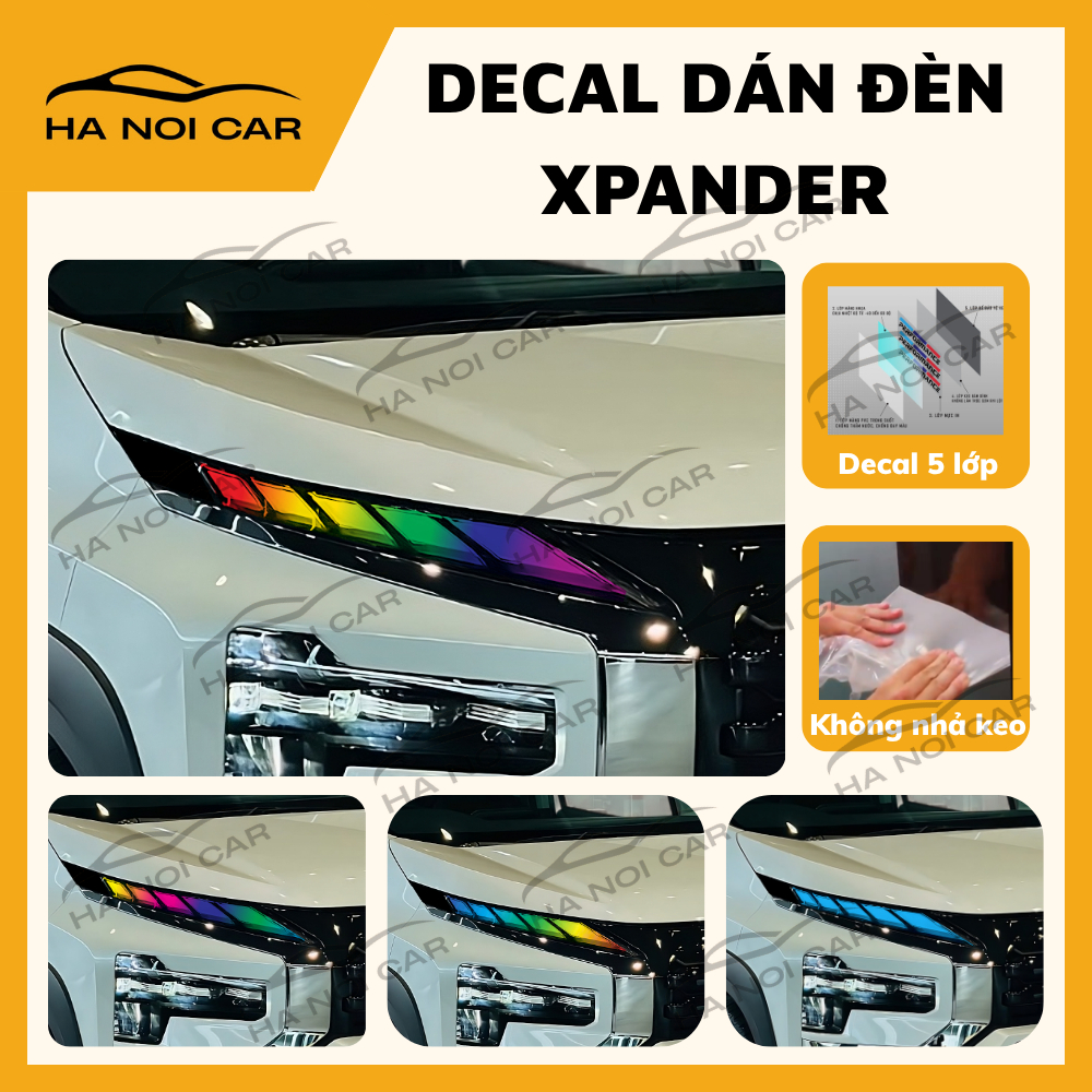 Xpander Decal to protect and change color of Xpander 2018 - 2026 lights ...