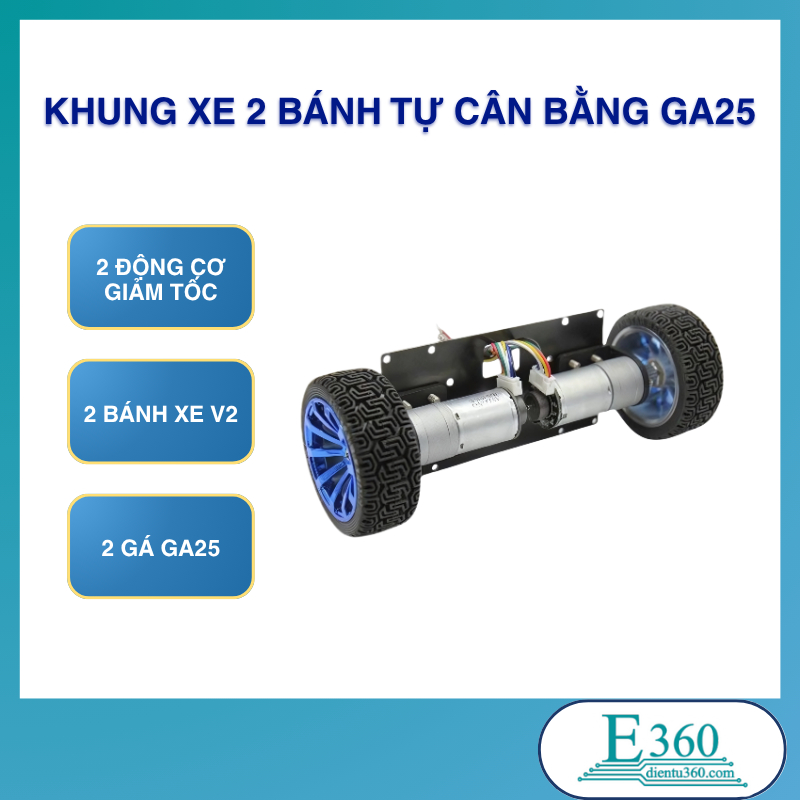 GA25 Self-Balancing 2-Wheel Chassis – Solid Design | Shopee Philippines