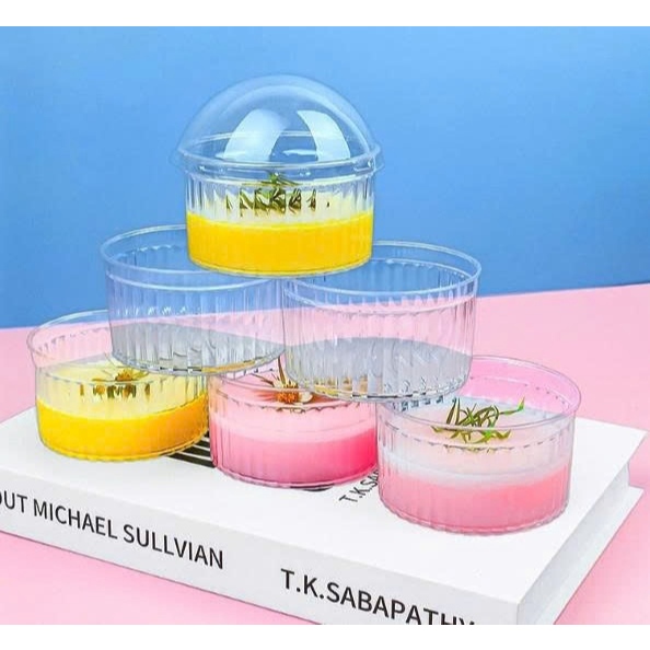 10 Round plastic boxes with spherical lid LC-7440 (140ml) | Shopee ...