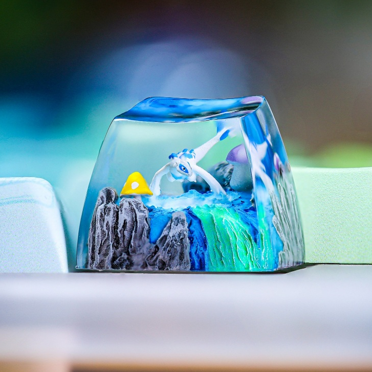 [HANDMADE RESIN KEYCAP] Premium Pokemon Lugia Keycap - For Mechanical ...