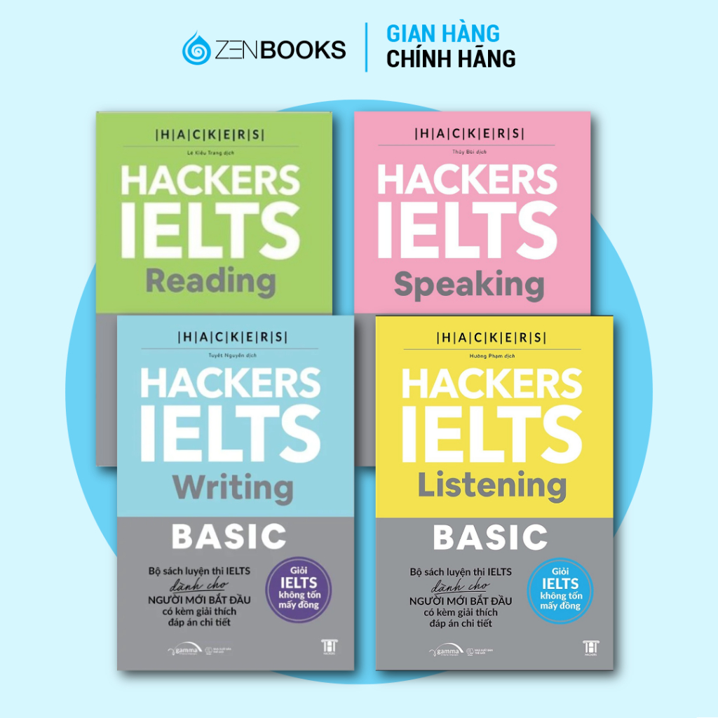 Hackers Ielts Basic Book Set (Reading,Writing,Listening,Speaking) | Shopee Philippines
