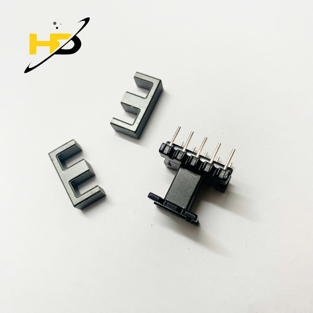 Set of 2 Vertical Square EE16 Pulse Transformer Cores Including Plastic Mold + Good Quality ...