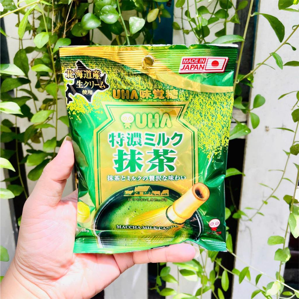 Japanese UHA Tokuno Milk Candy Matcha Green Tea | Shopee Philippines