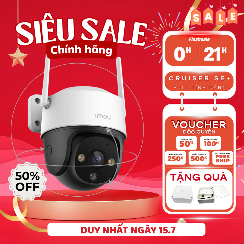 IMOU CRUISER SE+ S51FEP Outdoor Camera 5MP Night Color 2-Way Talk ...