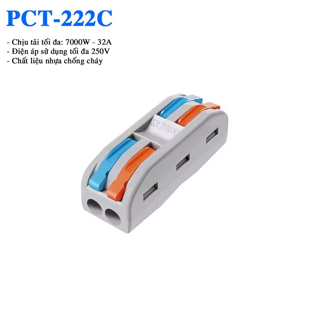 Set of 10/50 KV quick wire connectors 2 phase 2 input ports 2 output ...