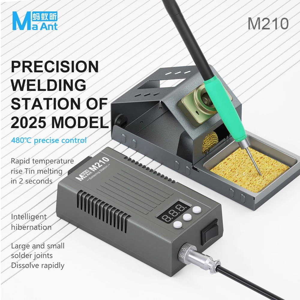 MaAnt M210 welding machine with 1 beveled tip heats up quickly | Shopee ...