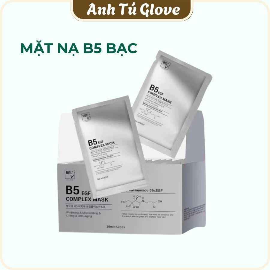 B5 Silver EGF Complex Mask Restores and Moisturizes the Skin. | Shopee ...
