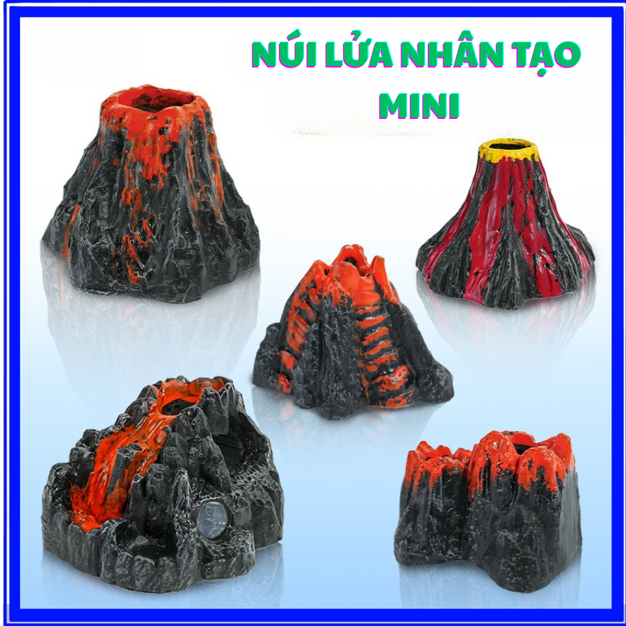 PVC Artificial Volcano Model for Decorating Aquariums, Aquariums ...
