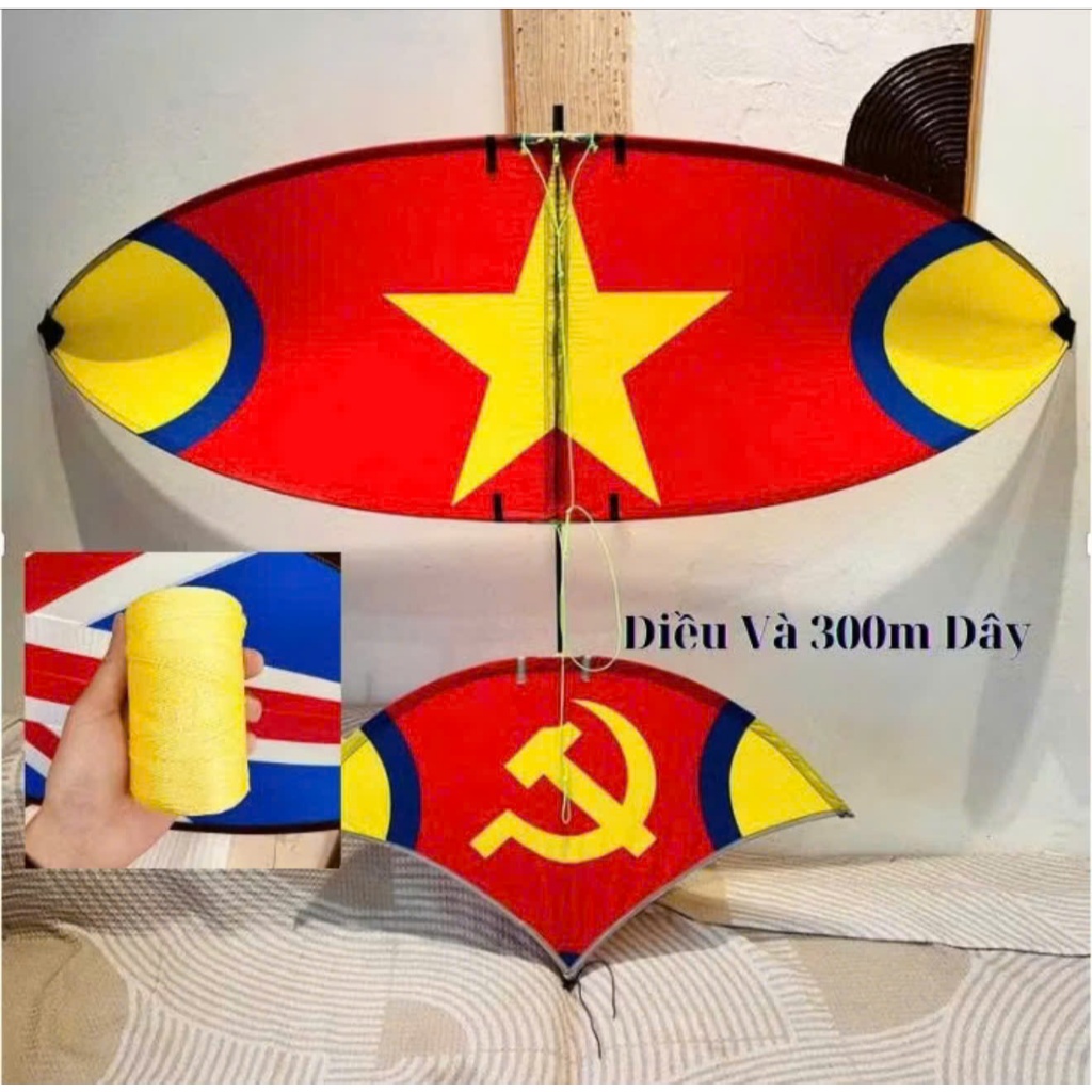 Vietnam Star Flute Kite.Carbon Kite 1m7 -2m- 2m5 Extremely Hot L09 ...