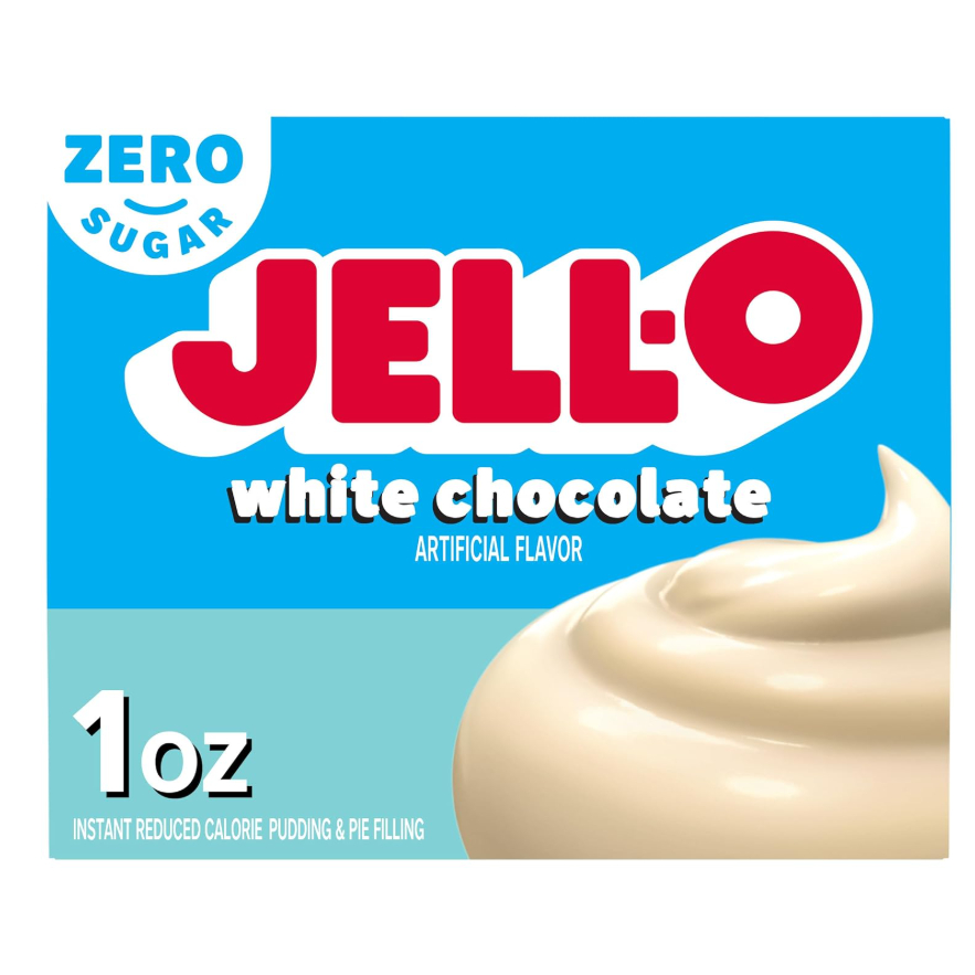 PUDDING MIX POWDER White CHOCOLA FLAVOR - NO SUGAR - NO FAT JELL-O ...