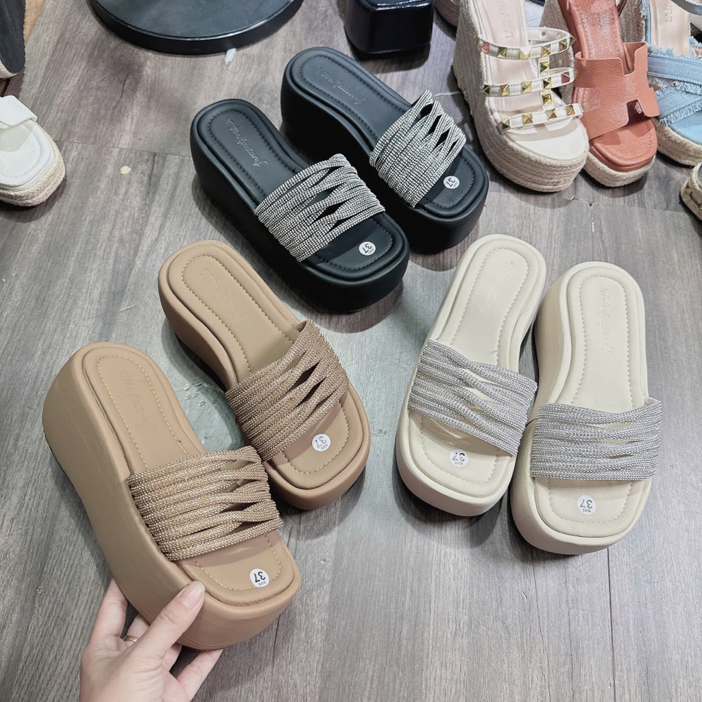 Stone Rope Table Sandals with Foam Sole and Leather Cover, 6 Inches ...