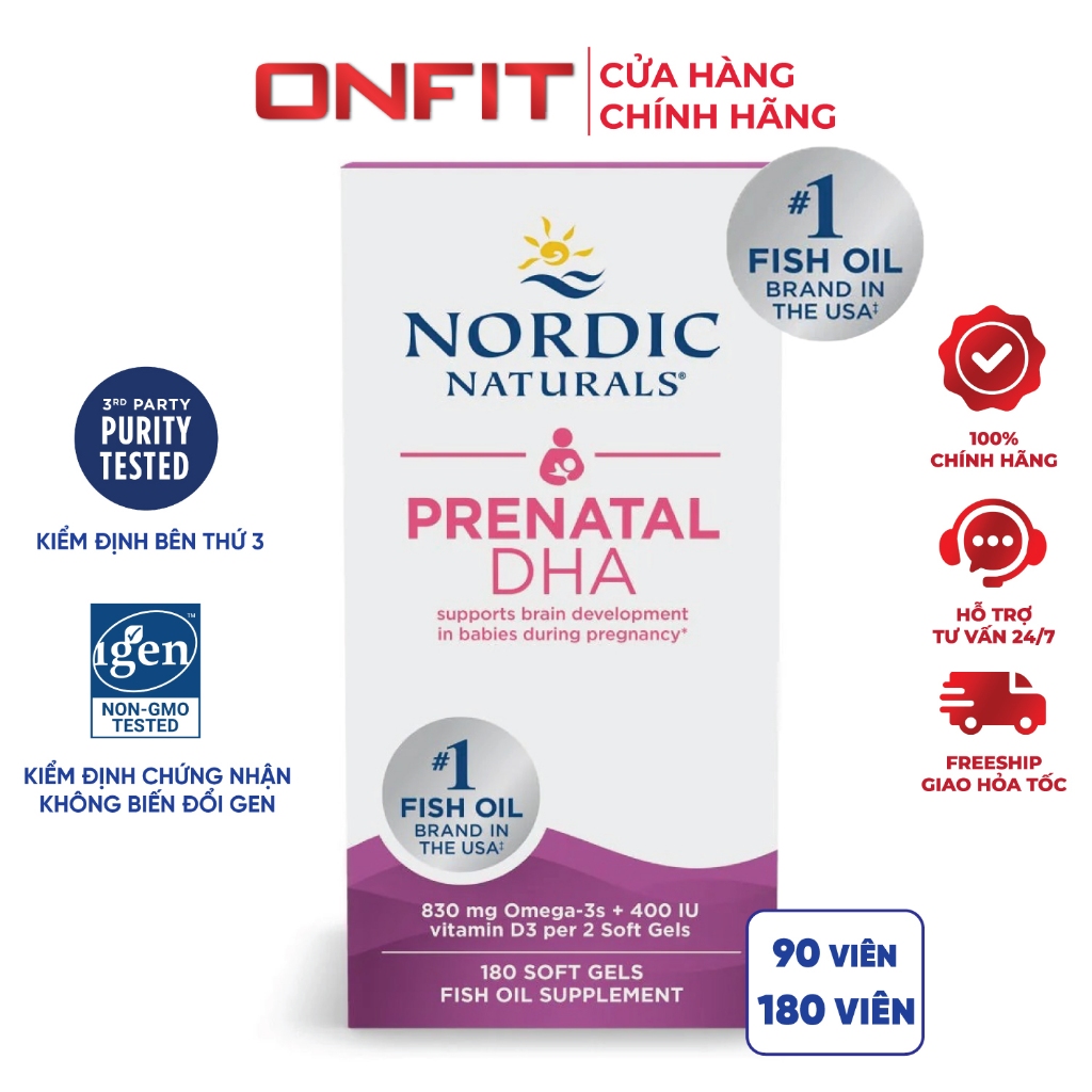 Omega 3 Fish Oil for Pregnant Mothers Nordic Naturals Prenatal DHA ...