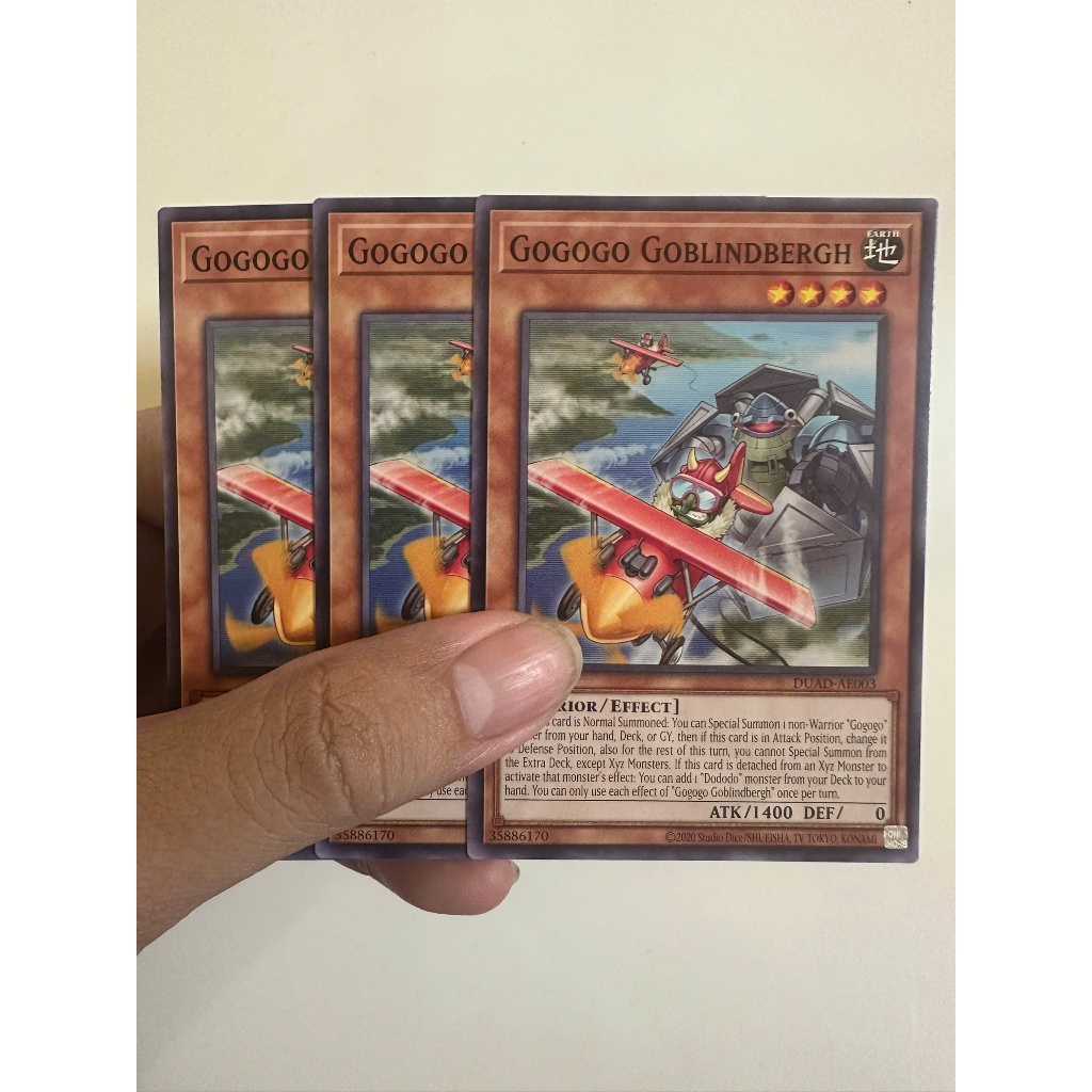 GENUINE YUGIOH CARD: Gogogo Goblindbergh - DUAD-AE003 - Common | Shopee ...