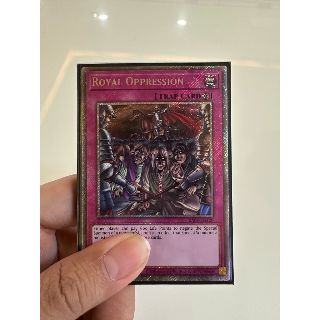 GENUINE YUGIOH CARD (Endison format): Royal Oppression - RA04-EN120 ...