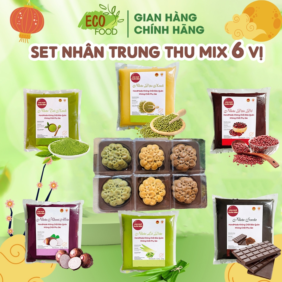 Pre-mixed Snail Mooncake Filling Set with 6 Flavors - LESS SWEET ...