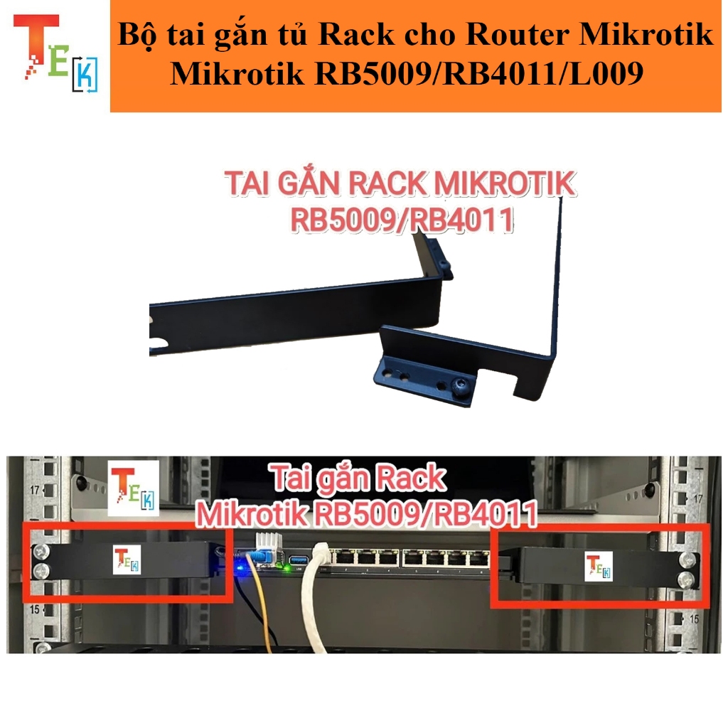 Rack Mount Set for Router Mikrotik RB5009/RB4011 | Shopee Philippines