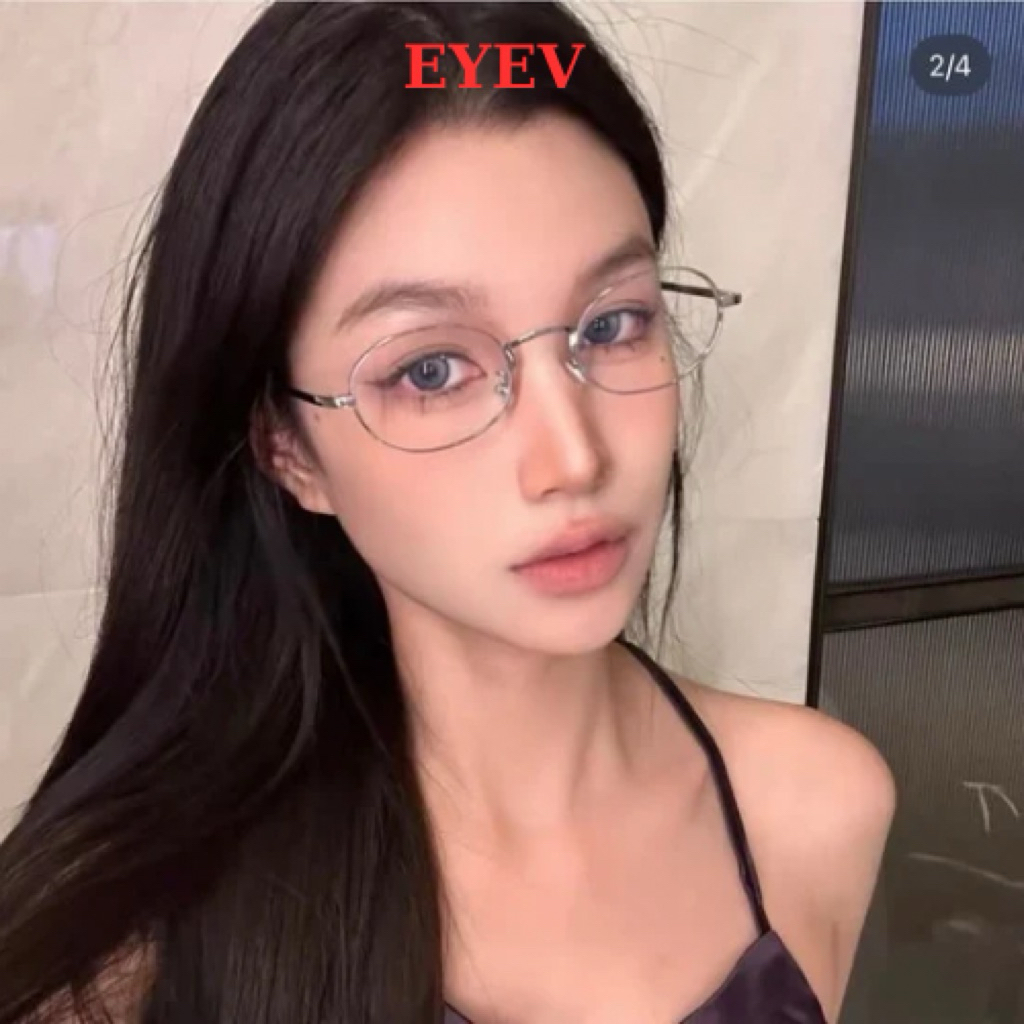 Eyev women's round glasses frame, high quality anti-blue light | Shopee Philippines