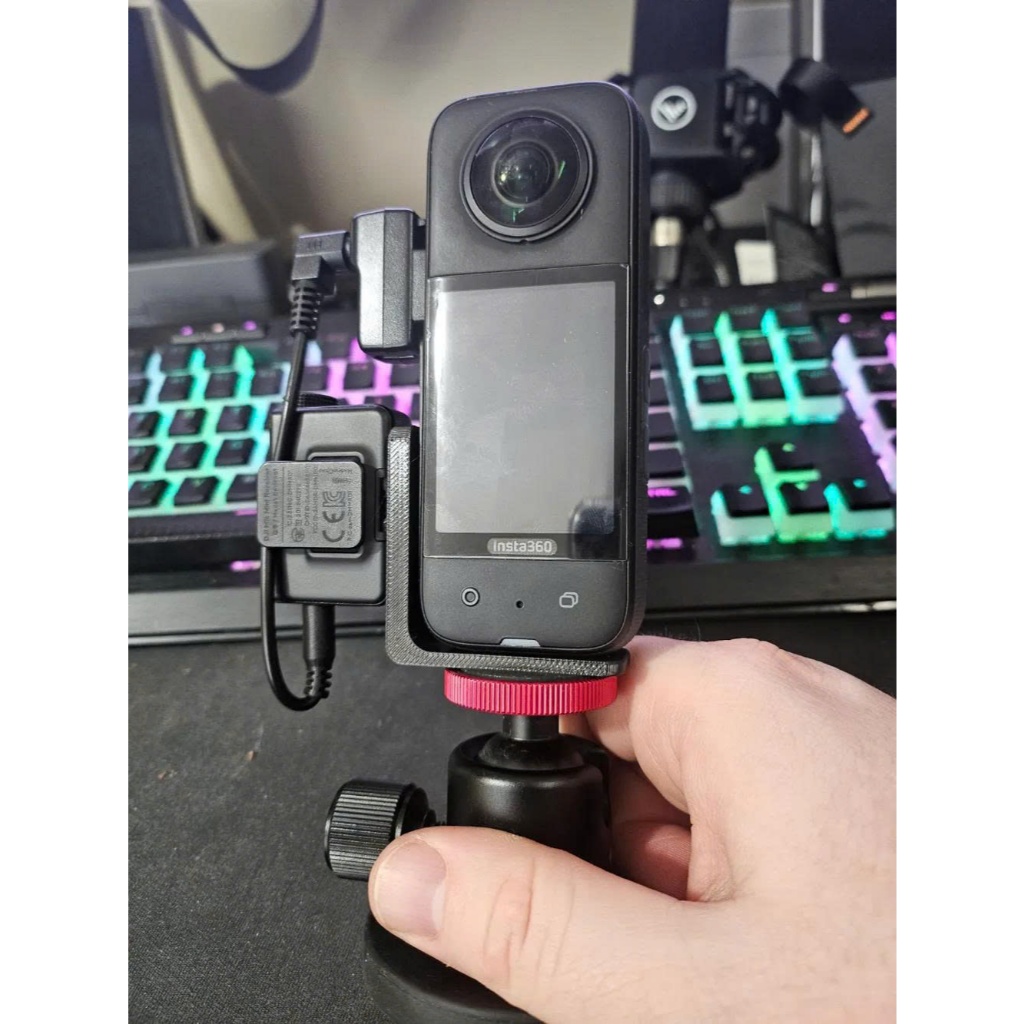 DJi Mic Mini Mount - Mic 1 - Mic 2 (RX) for Insta360 X2 - X3 - X4 - X5 ...