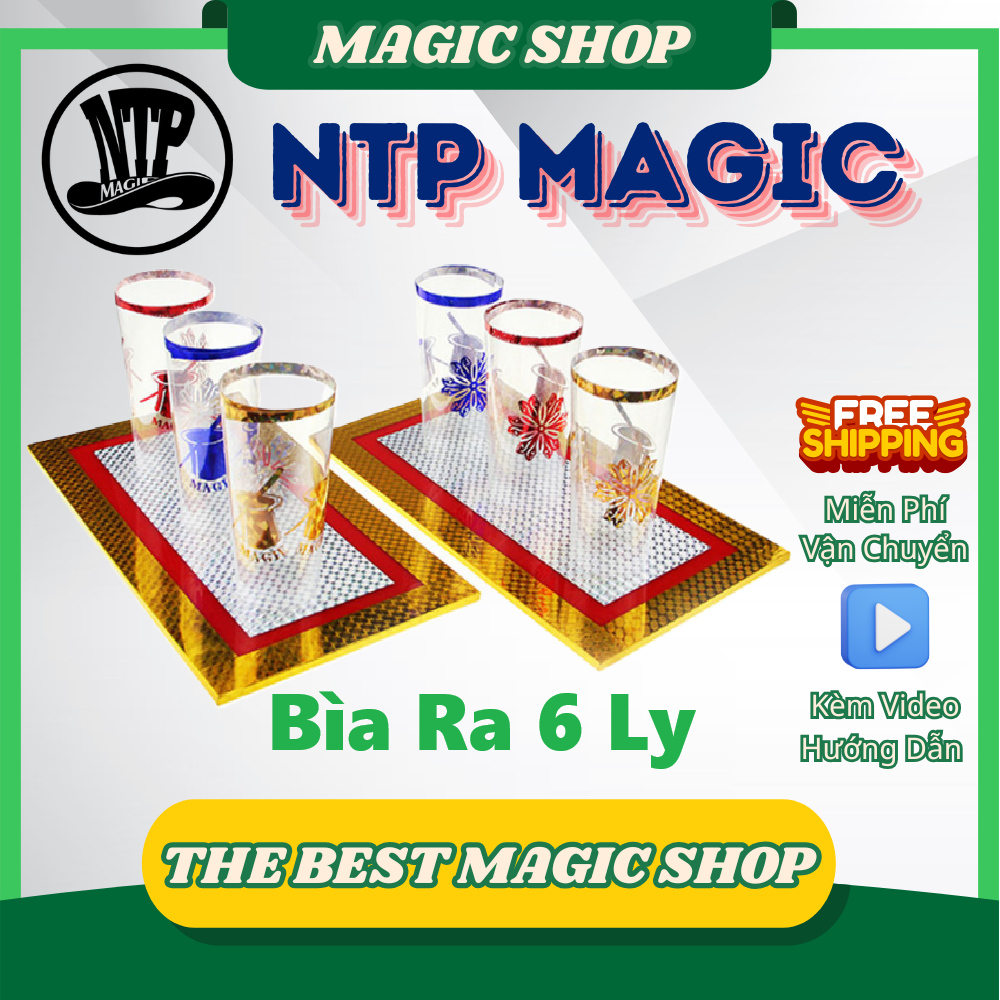 Magic cover produces 6 standard cups for magicians (enthusiastic ...