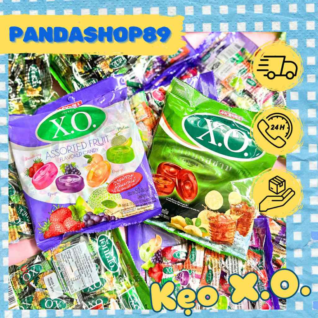 X.O. lemon tea, fruit, XO Jack candy&Jill Thailand (110g pack) | Shopee ...