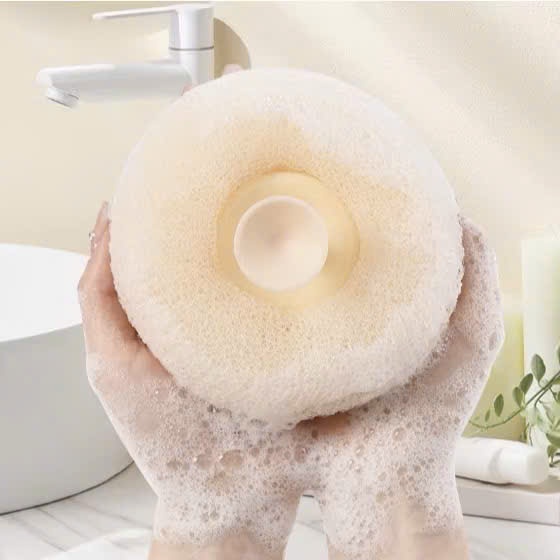 Exfoliating Bath Sponge, Round Foaming Bath Sponge | Shopee Philippines
