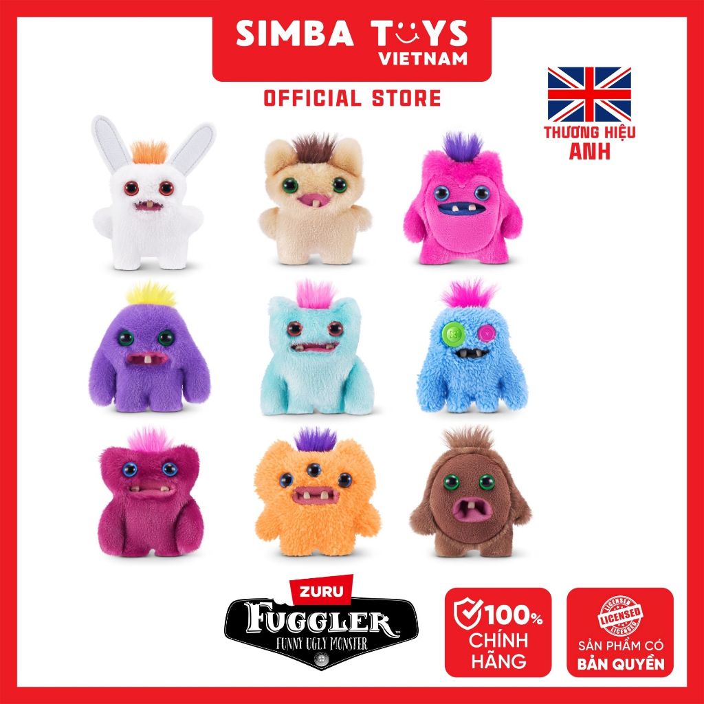 ZURU TOYS Fuggler Baby Fuggles 3.5" 15704 - Simba Toys Vietnam | Shopee ...